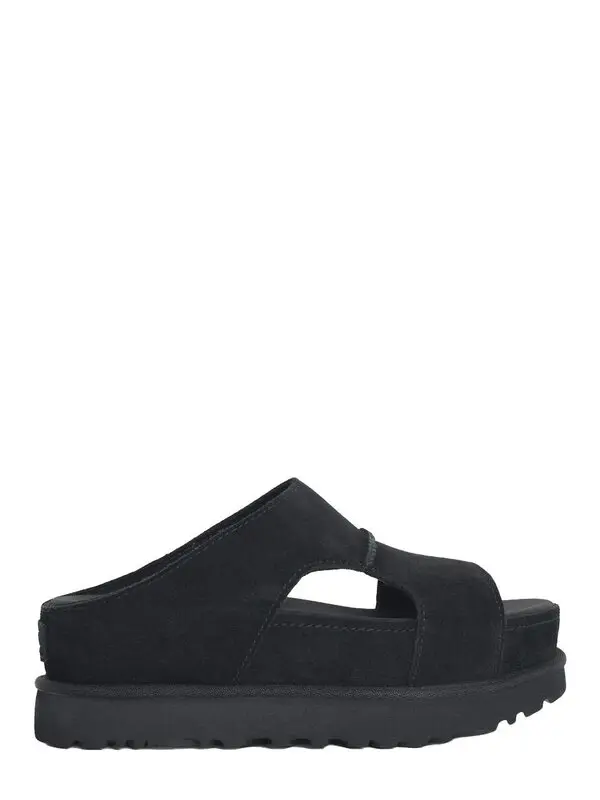UGG Goldenstar Hi Suede Slippers - Black