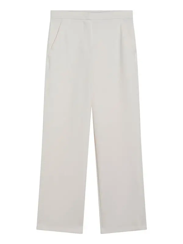 Max Mara Straight Leg Trousers - Beige