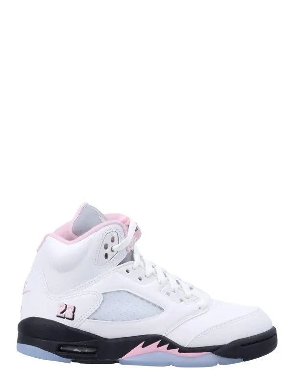 JORDAN 5 Retro Sneakers - White Med Soft Pink