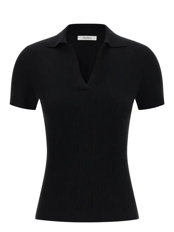 Max Mara Mxmalbero' Polo Shirt - Black