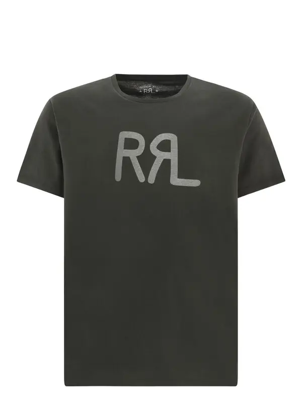 Ralph Lauren T Shirt Con Logo Ranch - Black