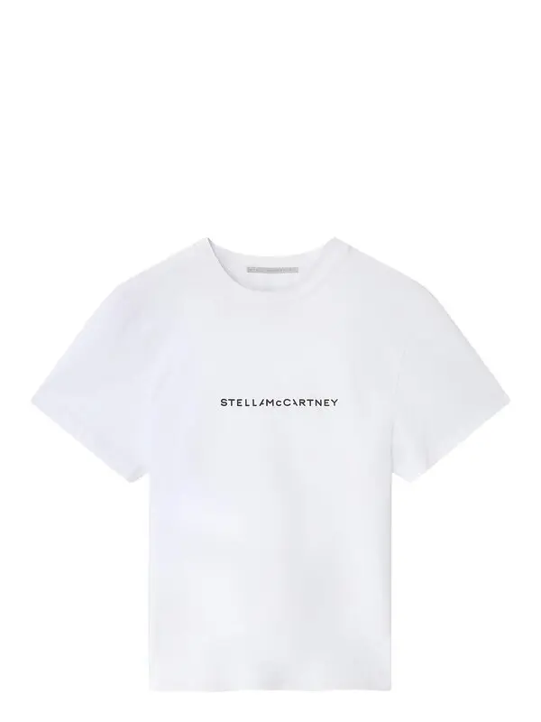 Stella McCartney Logo Oversized T-shirt - Pure White