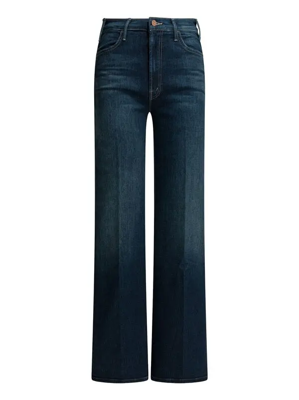MOTHER Troublemaker Wide-leg Jeans - Blue
