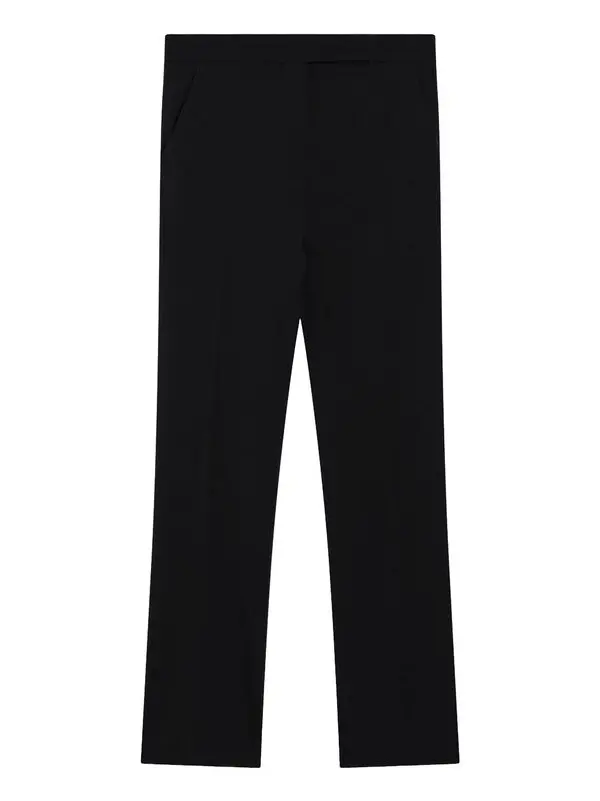 Max Mara Virgin Wool Trousers - Blue