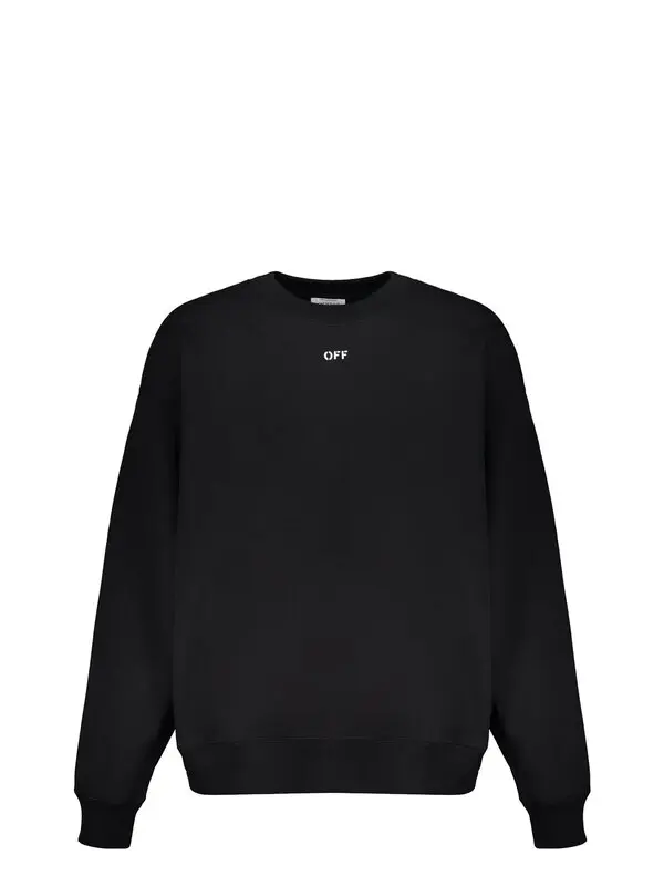 Off White Logo Sweatshirt - Black