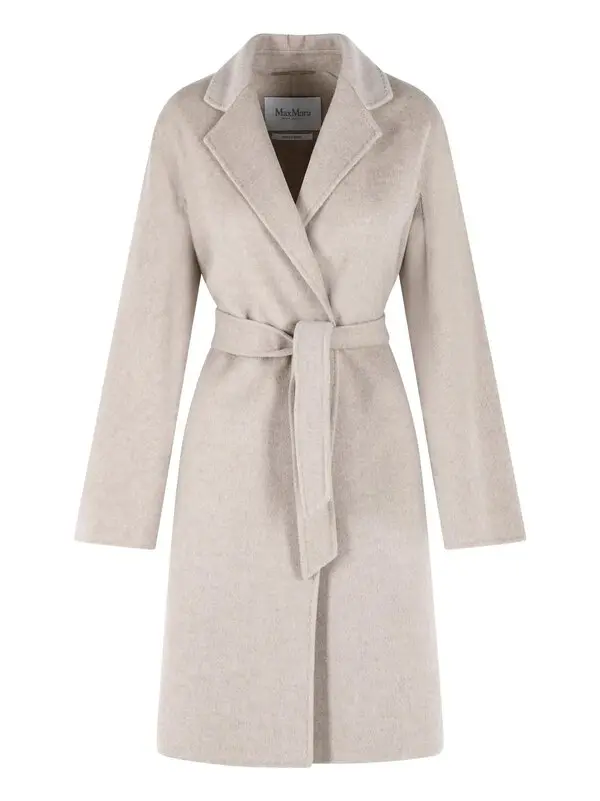 Max Mara Aceri Cachemire Wrap Coat - Beige