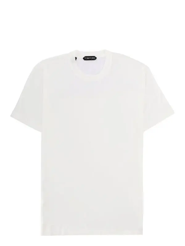TOM FORD Lyocell And Cotton T Shirt - White