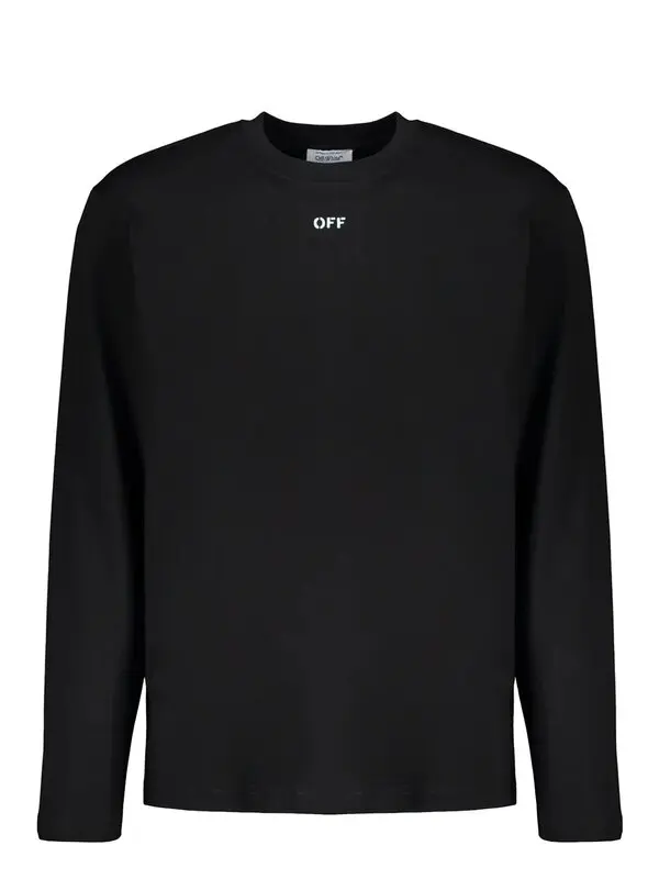 Off-White Long Sleeve T Shirt - Black