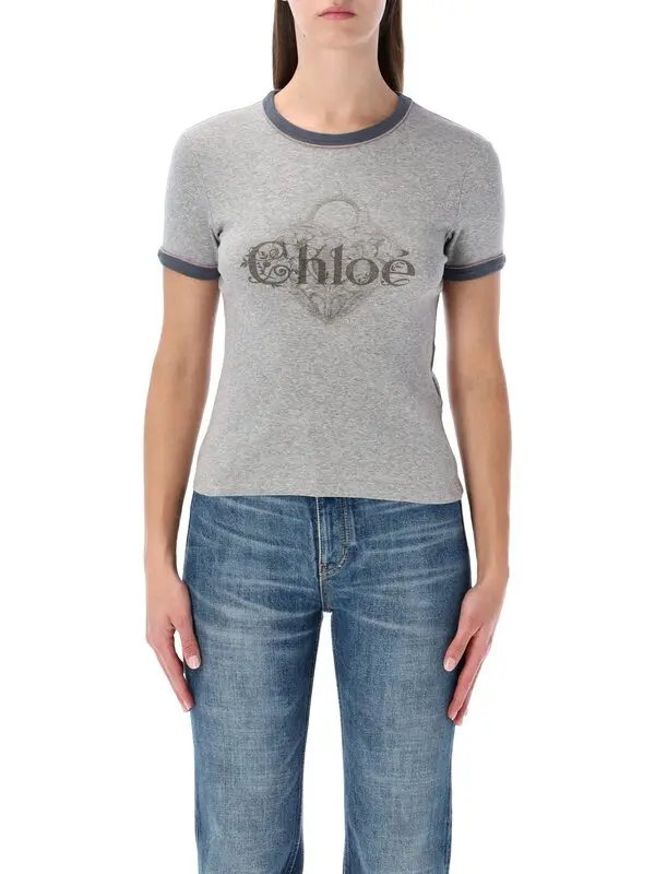 Chloé T-shirt - Neutral Grey