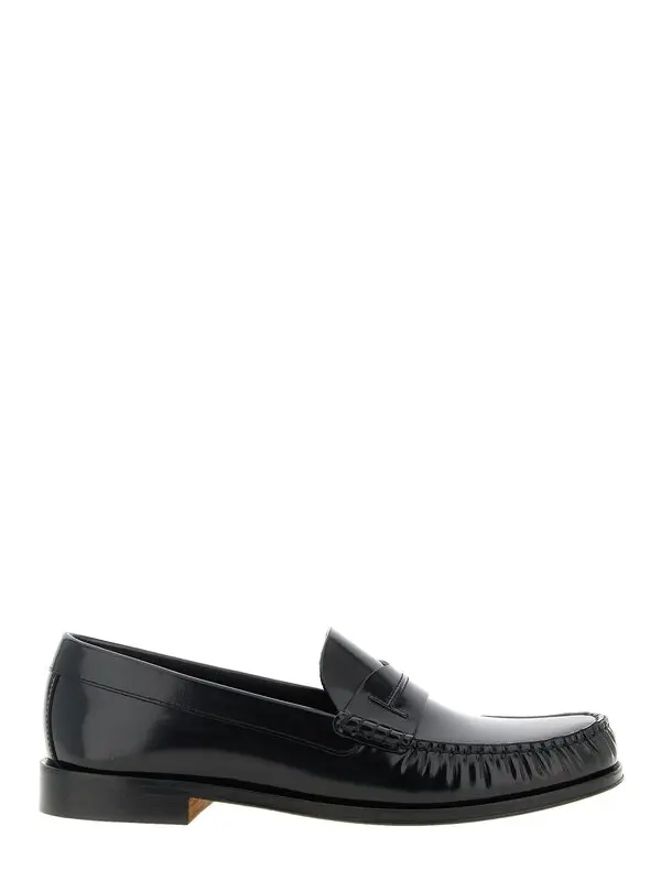TOM FORD Shiny Leather Loafers - Black