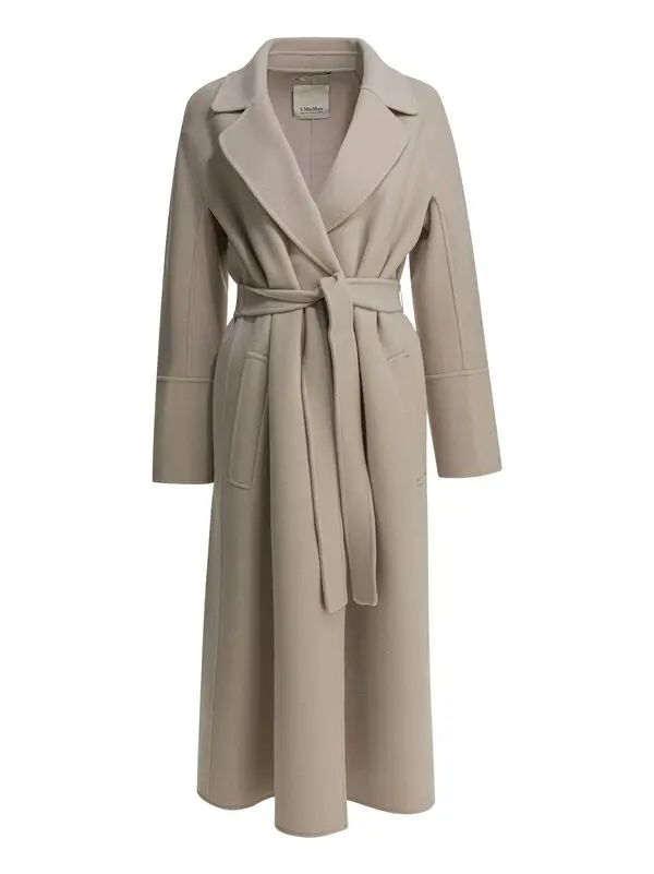 Max Mara Wool-blend Long Coat - Beige