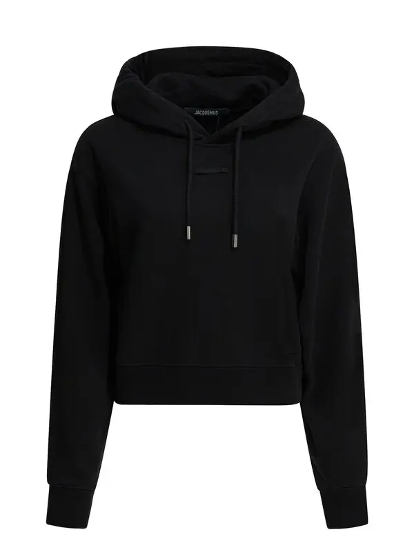 Jacquemus Gros Grain Hoodie - Black