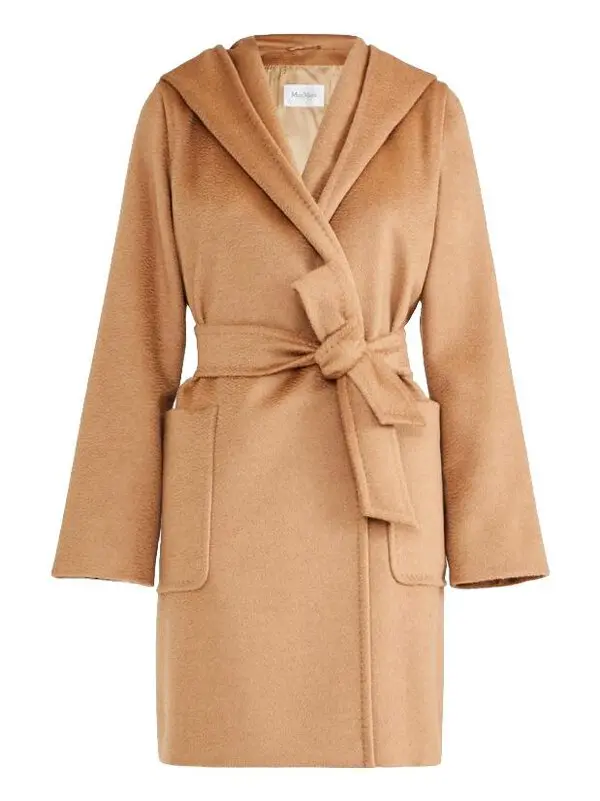 Max Mara Rialto Wool Robe Coat - Cammello