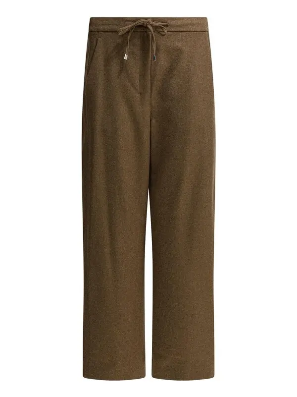 Max Mara Wool And Cashmere Trousers - Beige