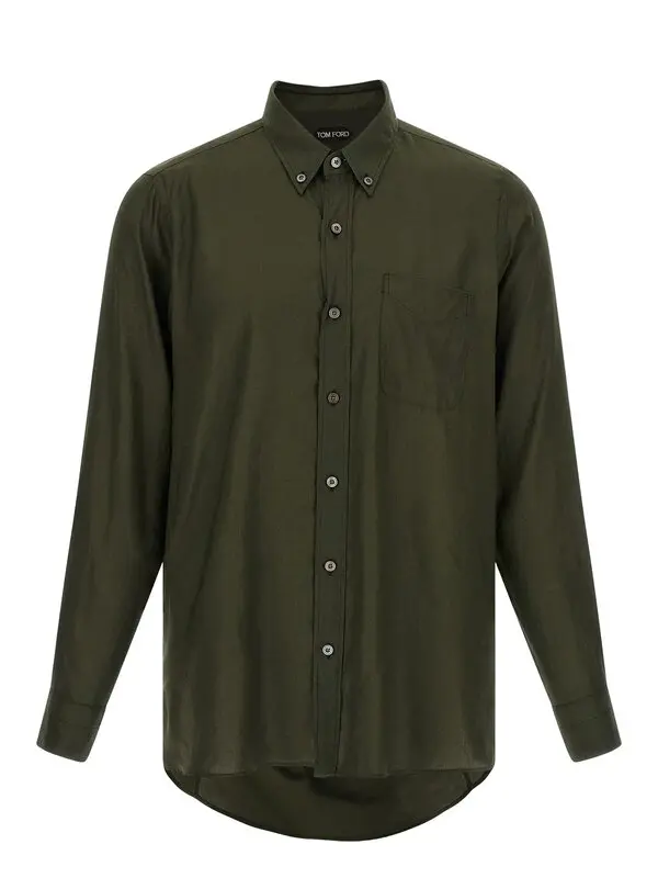 TOM FORD Button Down Shirt - Green