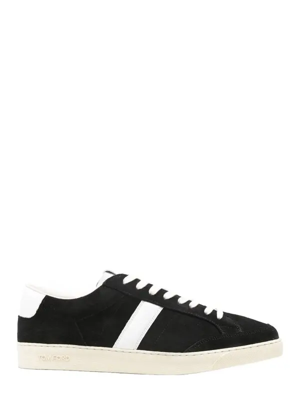 TOM FORD Leather Sneakers - Black