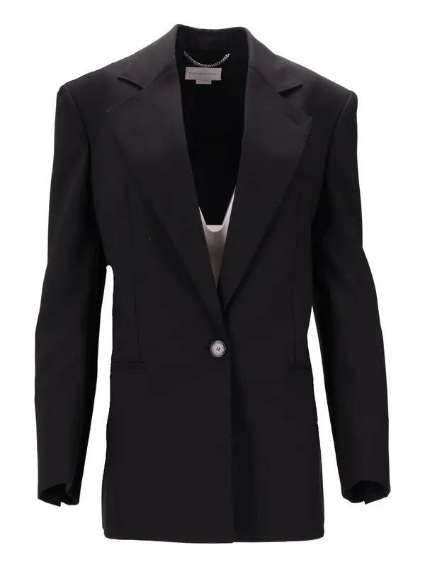 Stella McCartney Canvas Tailoring Sb Jacket - Black