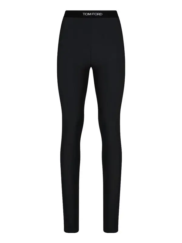 TOM FORD Leggings With Logo - Black