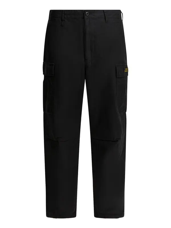 HUMAN MADE Cotton Cargo Trousers - Black