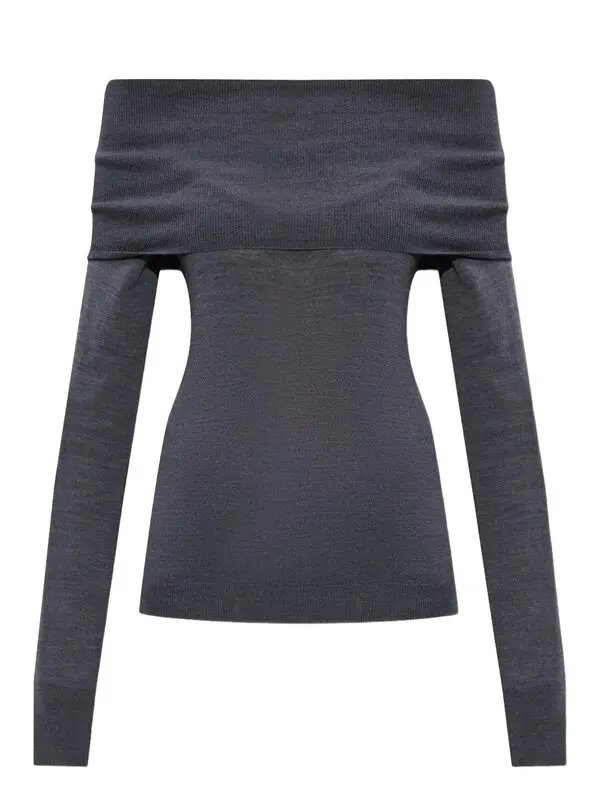 Stella McCartney Light Wool Jumper - Dark Grey Melange