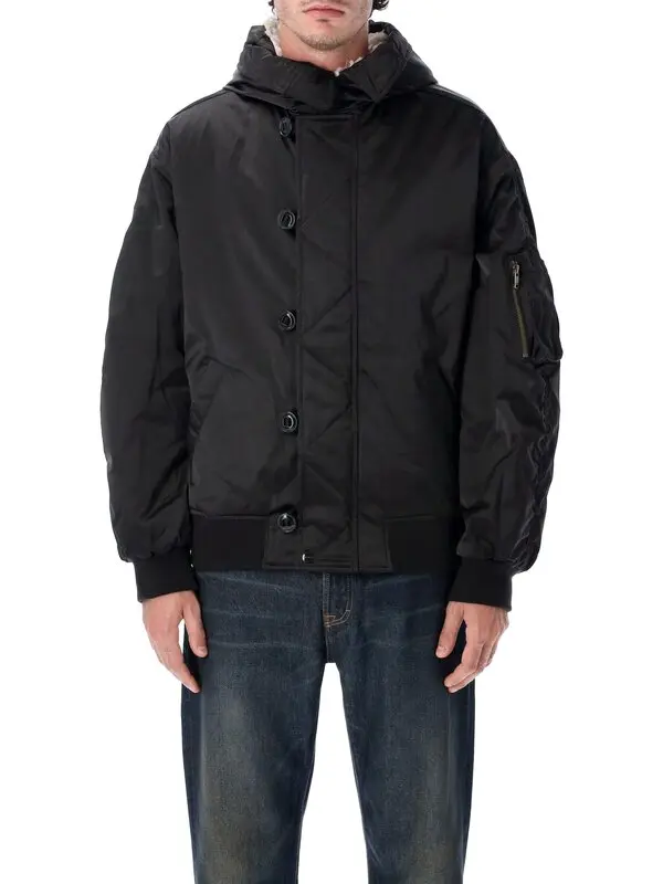 MARANT Elroy Quilted Short Coat - Black
