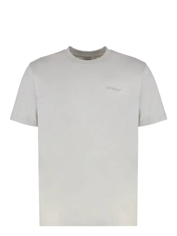 Off White T Shirt - Gray