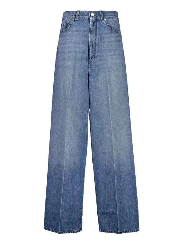 Stella McCartney Iconic Wide Leg Jeans - Iconic Mid Vintage Blue