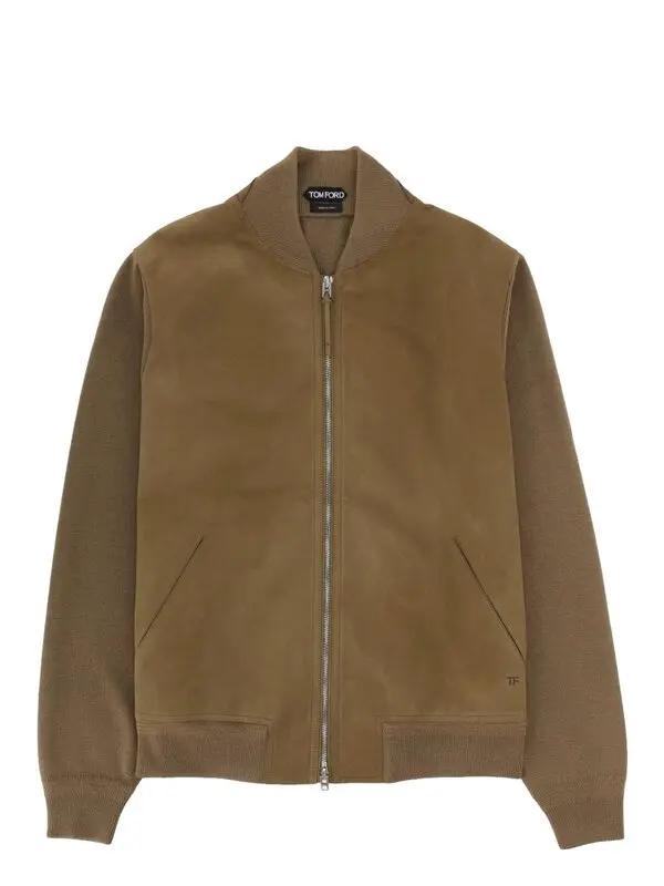 TOM FORD Bomber Jacket - Brown