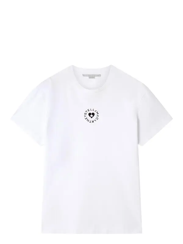 Stella McCartney Iconic Mini Heart T-shirt - Pure White
