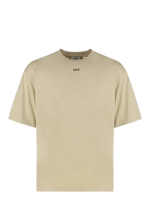 Off White T Shirt - Beige