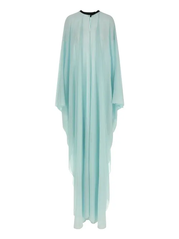 TOM FORD Caftan In Silk Georgette - Light Blue