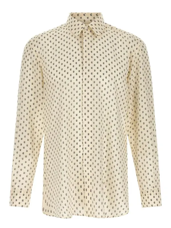 TOM FORD Paisley Print Shirt - Beige