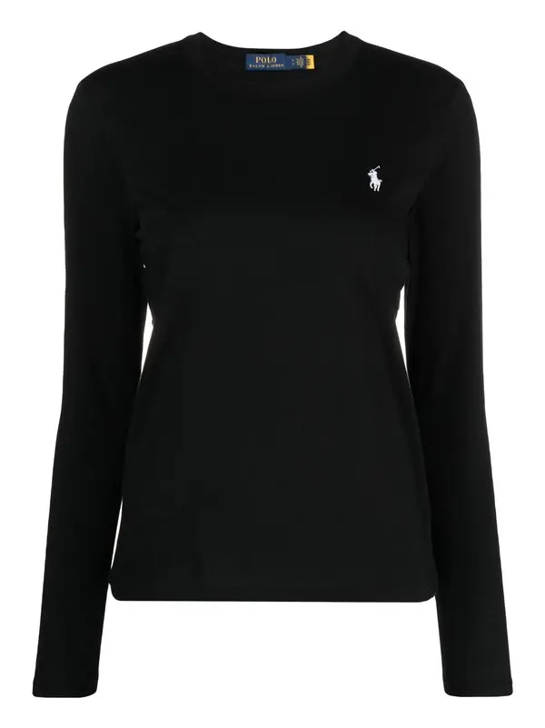 Ralph Lauren Long Sleeve T-shirt - Polo Black