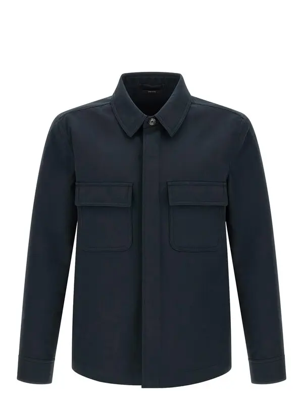 TOM FORD Twill Overshirt - Blue