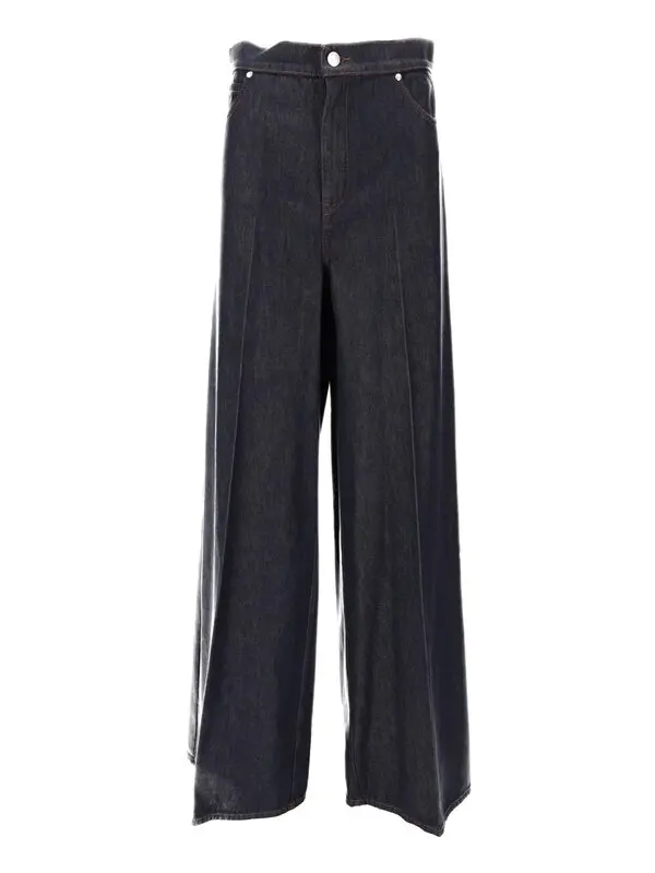 Max Mara Pantalone Lungo - Blu
