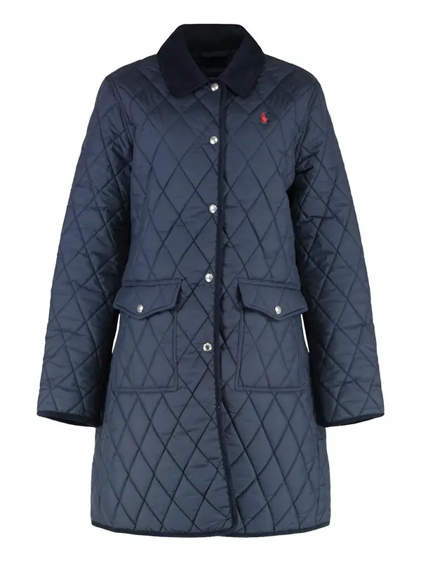 Ralph Lauren Quilted Coat - Rl Navy