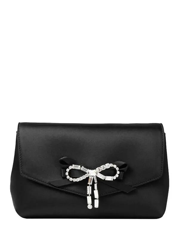 JIMMY CHOO Soft Bow Mini Bag - Black