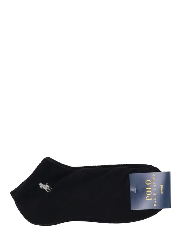 Ralph Lauren Sport Low-cut No-show Socks 3 Pack - Black