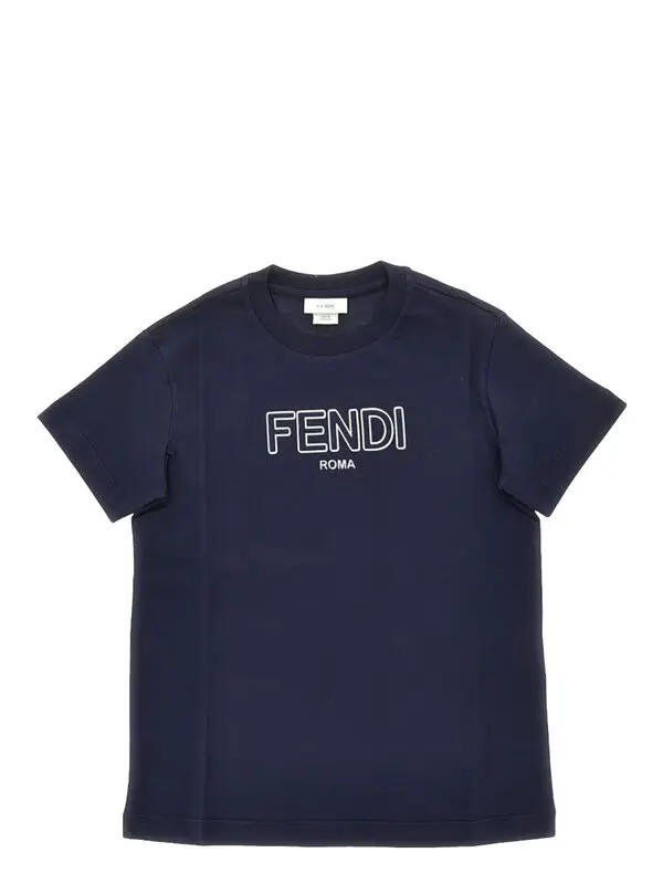 Fendi Logo T-shirt - Blue