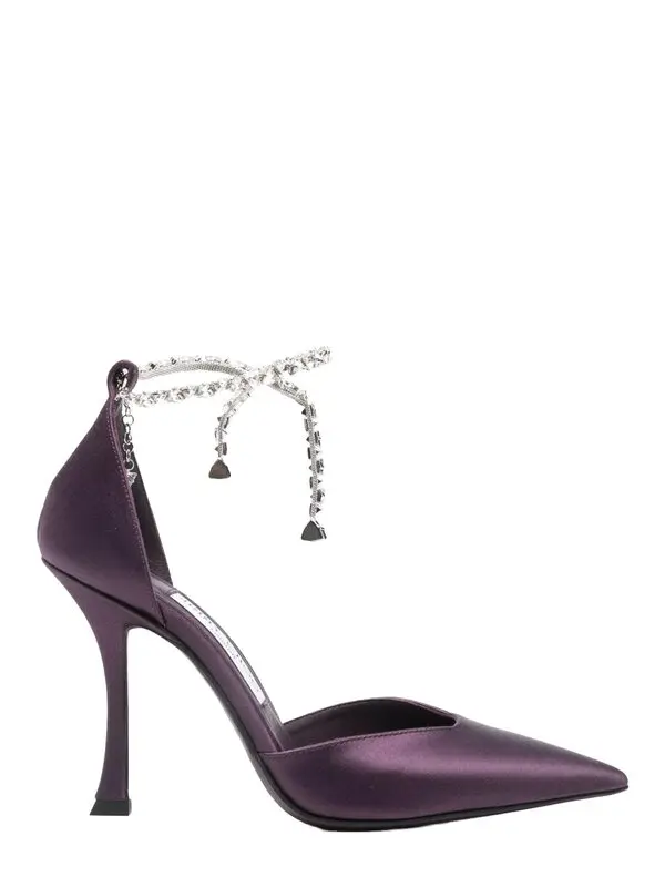 JIMMY CHOO Stevie Leather Pumps - Bordeaux