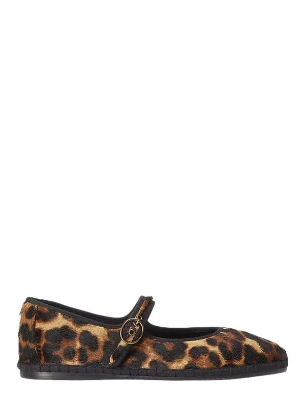 Ralph Lauren Mary Jane Flat - Leopard