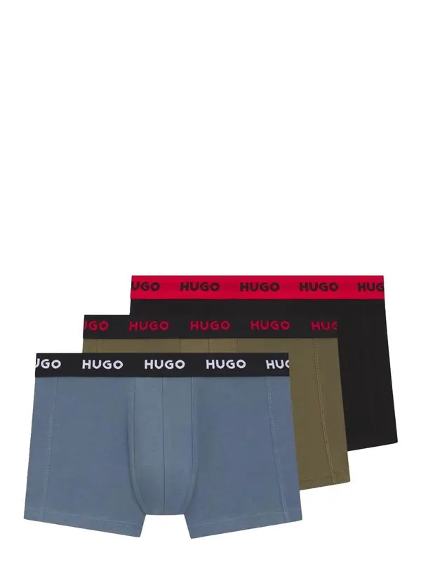 Hugo Three-pack Of Boxer Shorts - Multicolour