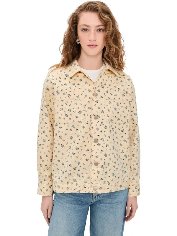 BAILEY ROSE Floral Button Down Shirt - Cream