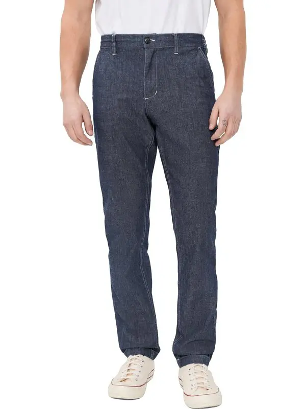 Taylor Stitch Relaxed-fit Twill Pants - Washed Indigo Chambray