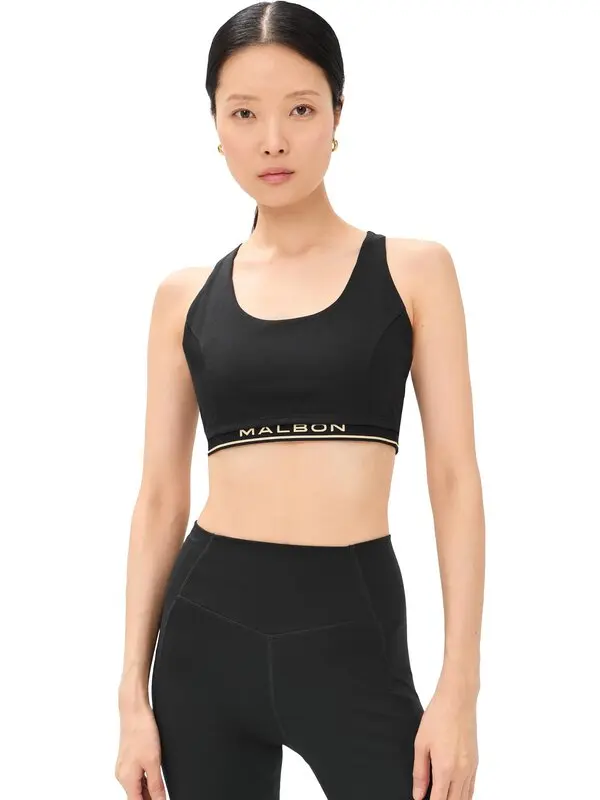MALBON Gabriella Sports Bra - Black