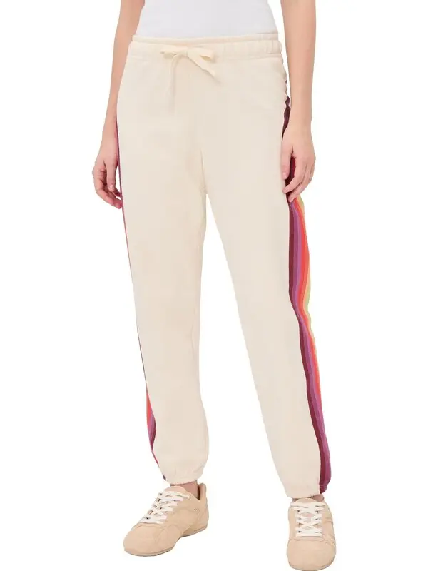 Marine Layer Cloud 9 Printed Sweatpants - Antique White