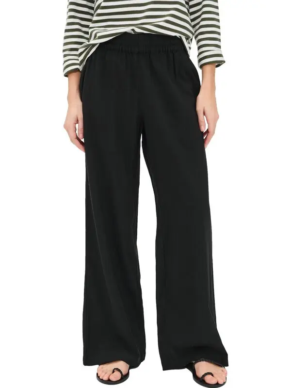 Marine Layer Allison Tencel Trousers - Black