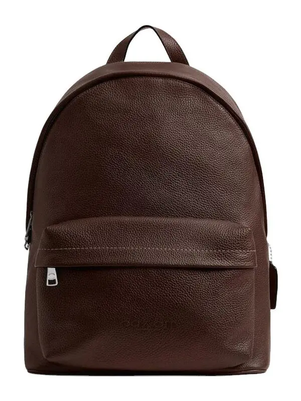 COACH® Taylor Backpack - Pebbled Leather/silver/maple