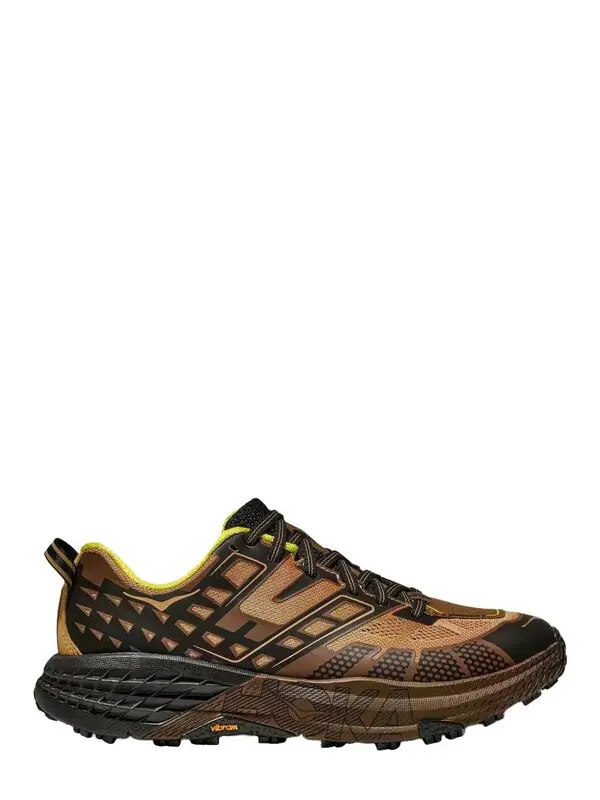 HOKA Speedgoat 2 Geometric-pattern Sneakers - Brown