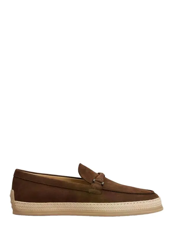TOD'S Suede Loafers - Brown